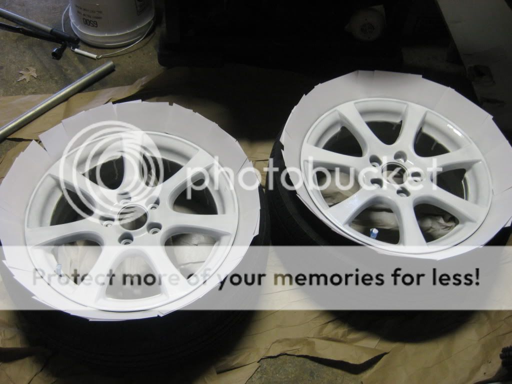 Plasti-dipped my HFP rims white - 8th Generation Honda Civic Forum